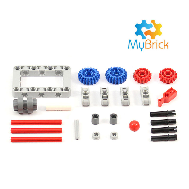 Lego Technic Gears - Lego Parts 32072, 60c01, 32498, 32269, 32270, 3649 ...